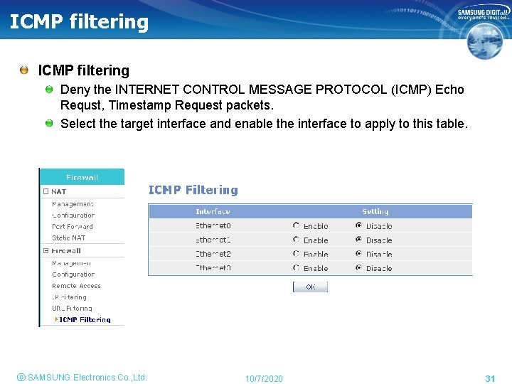 Distribution English OS 7400 Firewall Configuration Module No