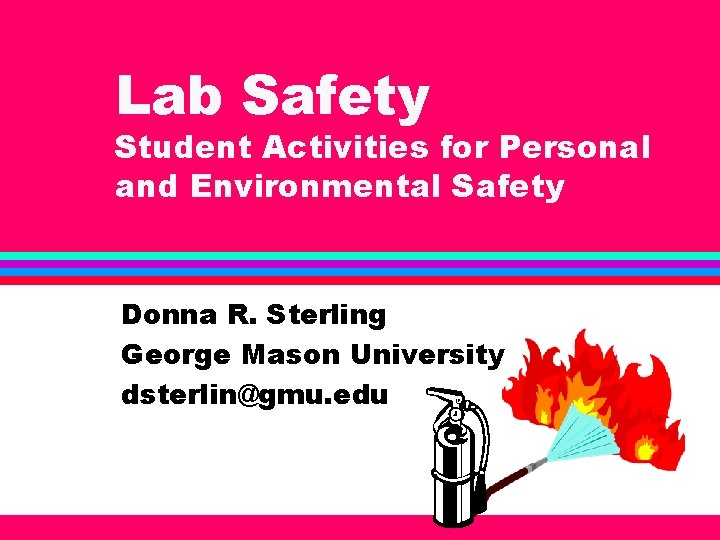 Lab Safety Student Activities for Personal and Environmental