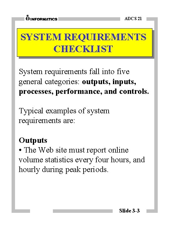 ADCS 21 Chapter 3 SYSTEMS ANALYSIS Phase2 PART