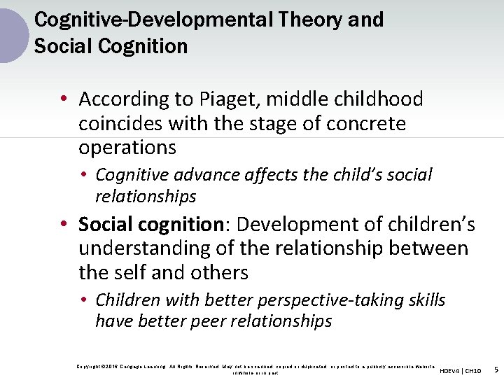 10 Middle Childhood Social and Emotional Development Copyright