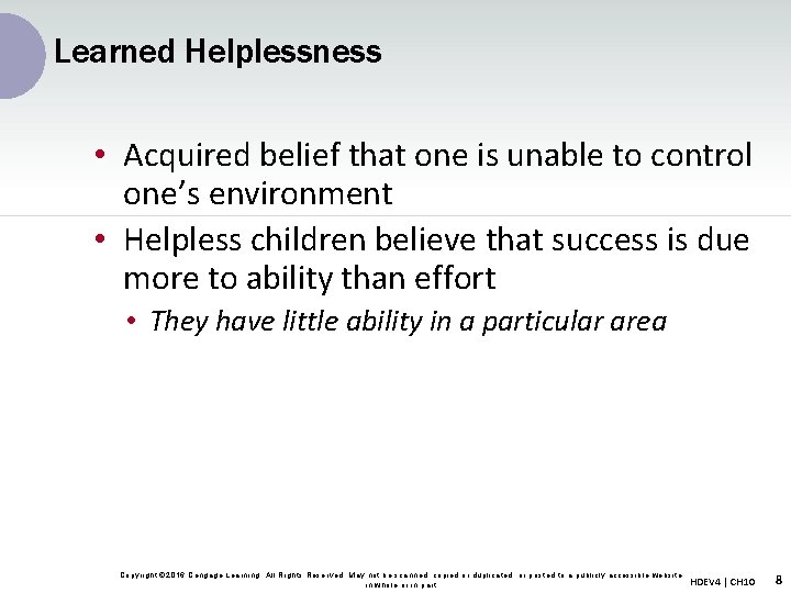 10 Middle Childhood Social and Emotional Development Copyright