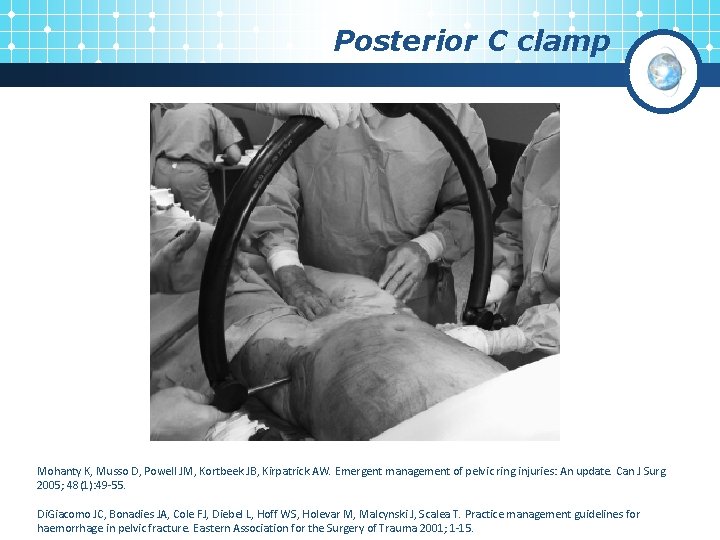 LOGO Hemorrhage in Pelvic FracturesWhere To Go Dr