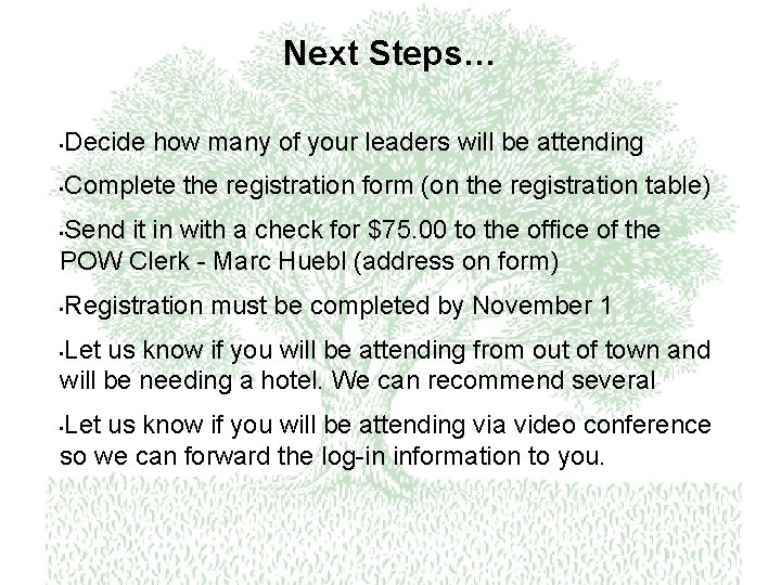 High MPact Revitalization HMR Workshop with Ken Priddy