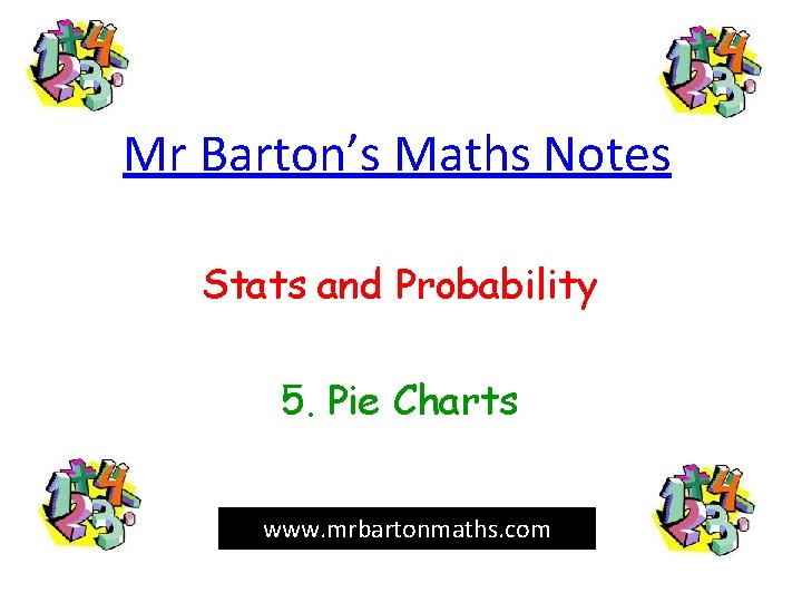 Mr Bartons Maths Notes Stats and Probability 5