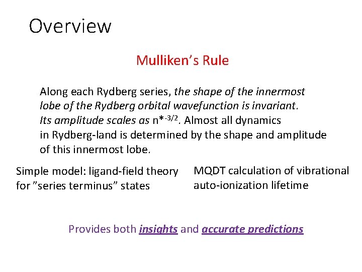 Multichannel Quantum Defect Theory Calculation of Vibrational ...