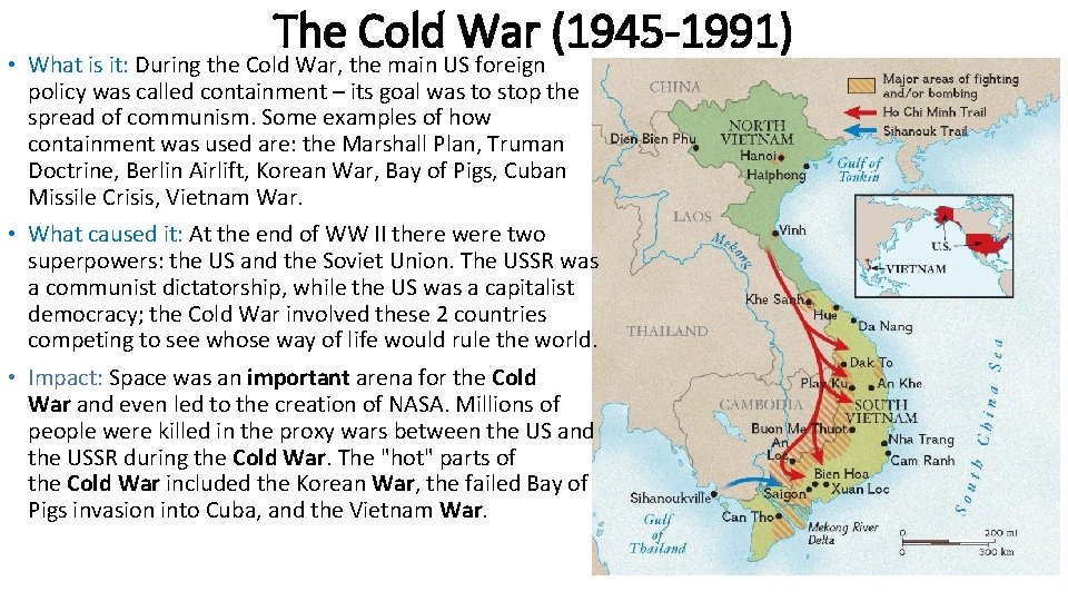 SWBAT discern key events in U S History