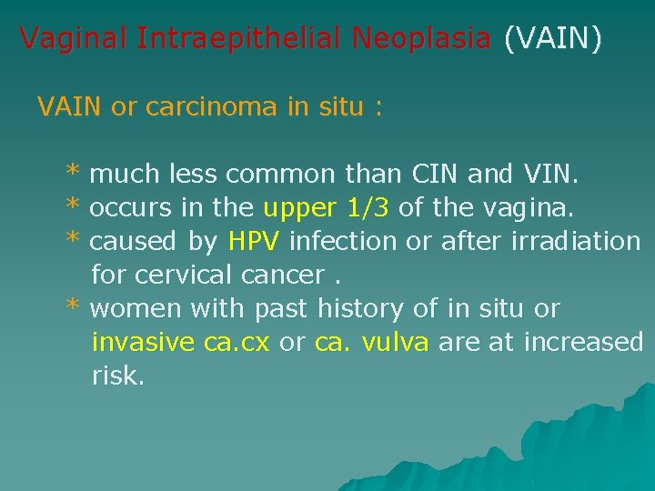 Diseases of the Vagina Azza Al Yamani Prof