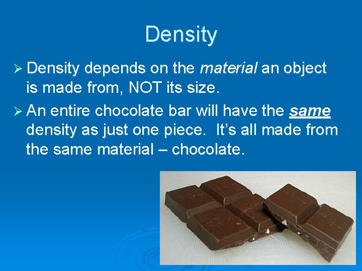 Density Density Which would have more mass How