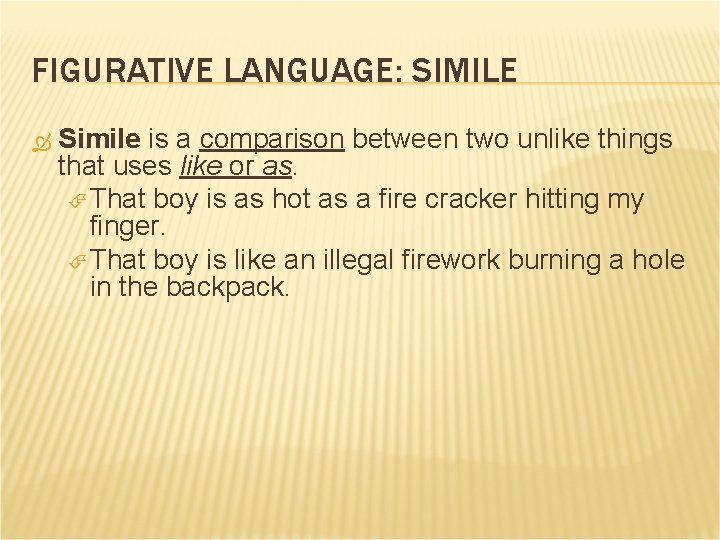Ms BergerMs Taylor ELA 9 FIGURATIVE LANGUAGE REVIEW