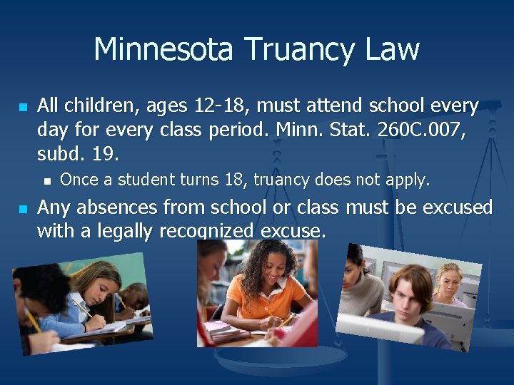 Truancy Intervention Program Blue Earth County Attorneys Office