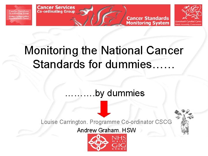 Monitoring the National Cancer Standards for dummies by