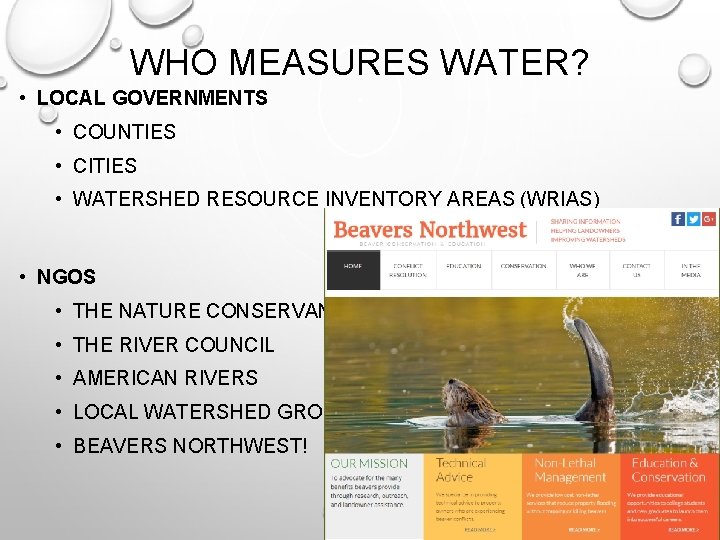 WATER BUDGET EARTHS WATER Hydrologic Cycle is a