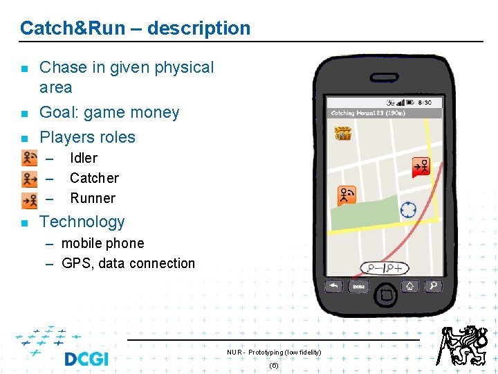NUR Prototyping n Low Fidelity User interface design