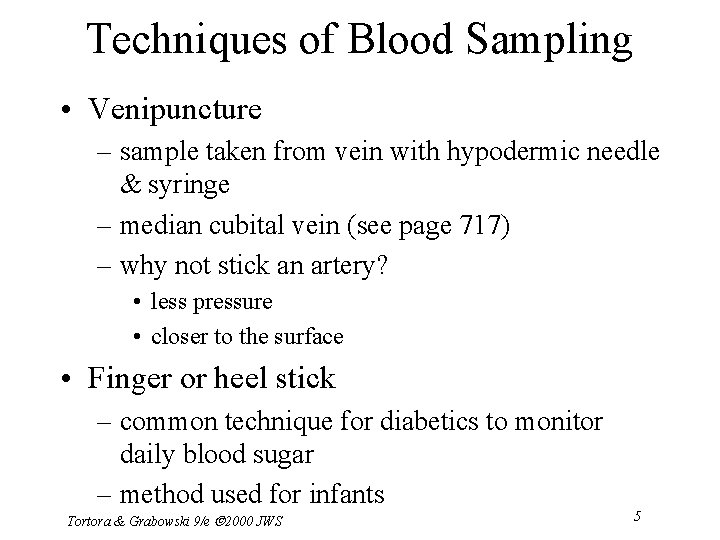 Chapter 19 The Cardiovascular System The Blood Tortora