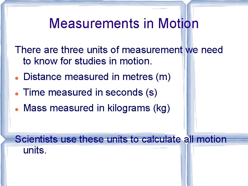 Cars and Physics Introduction Introduction Physics is about