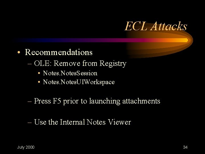 Falling Dominos Lotus Notes Domino Security Chris Goggans