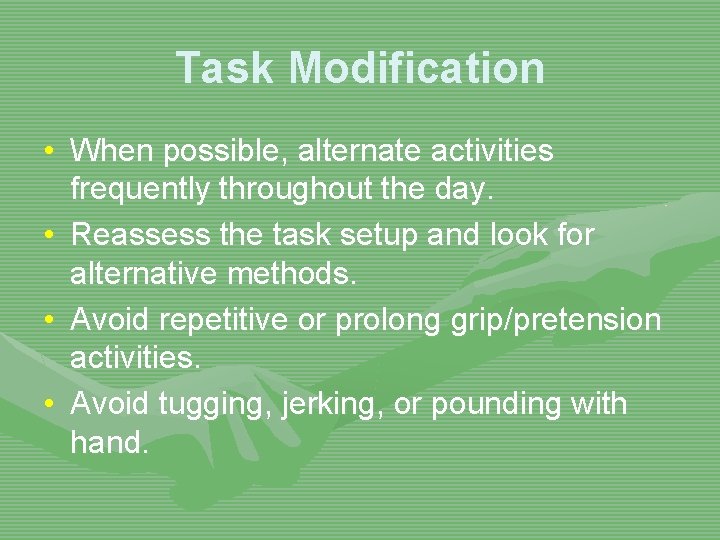 Taking care of Yourself The Office and Beyond