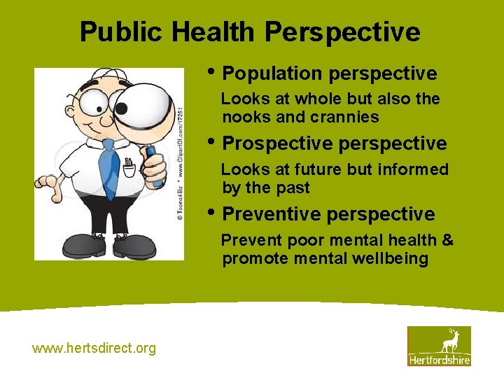 Mental Health Public Health Priorities Sue Beck Public