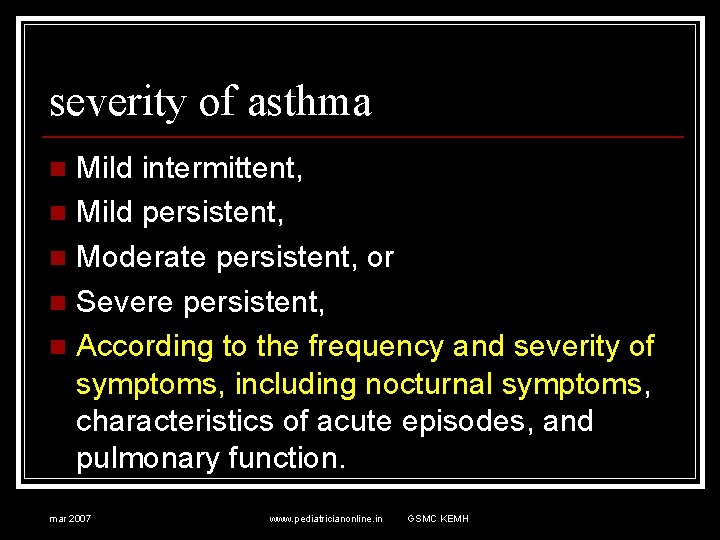 ROAD BHR chronic inflammatory disorder of the airways