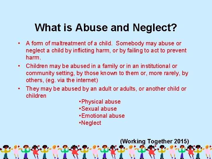 Children Young Peoples Service Whole School Child Protection