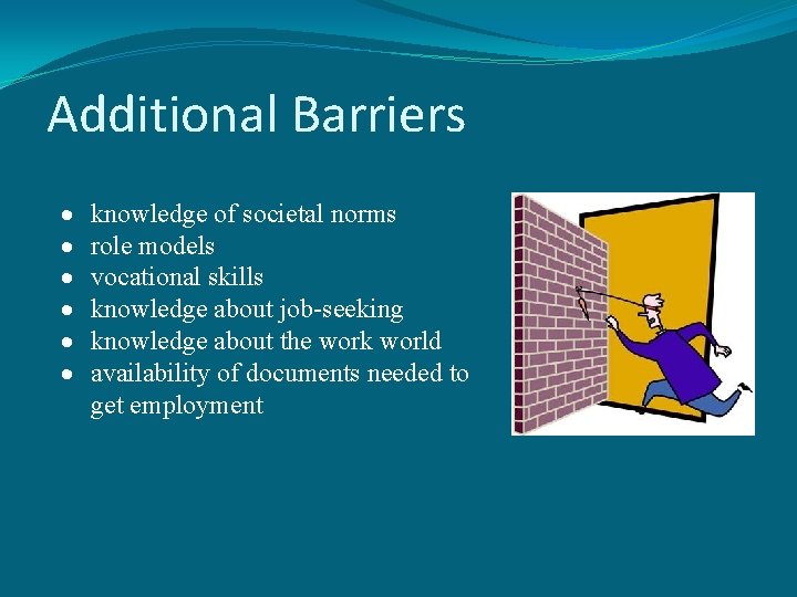 Overcoming Barriers to Successful Reentry This Power Point