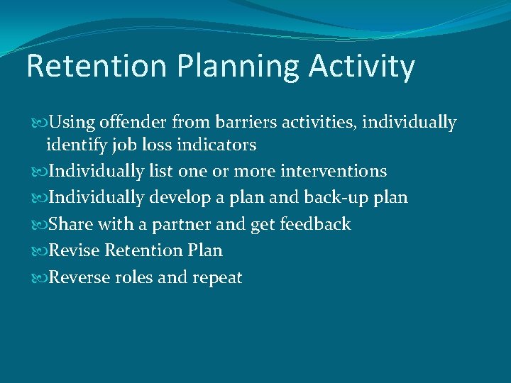 Overcoming Barriers to Successful Reentry This Power Point