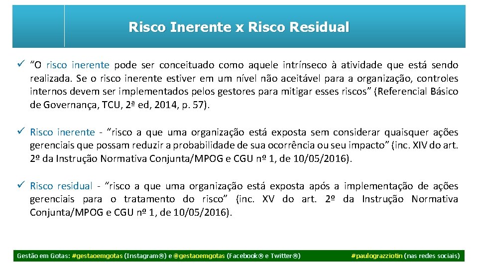 2 Avaliaoquantificao e tratamento de riscos Prof Paulo