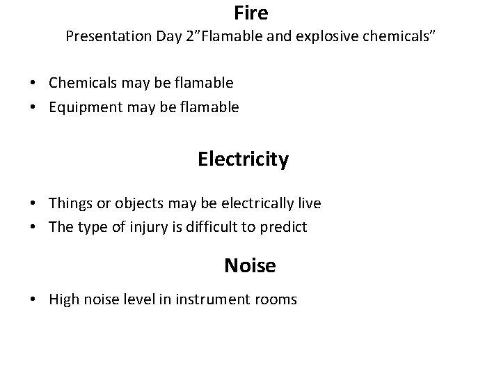 Introduction to laboratory safety and chemical risks in