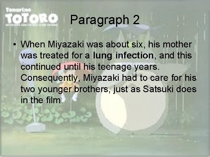 Lesson 3 The Wonderful world of Hayao Miyazaki