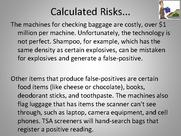 Chapter 5 Modeling Variation with Probability Calculated Risks