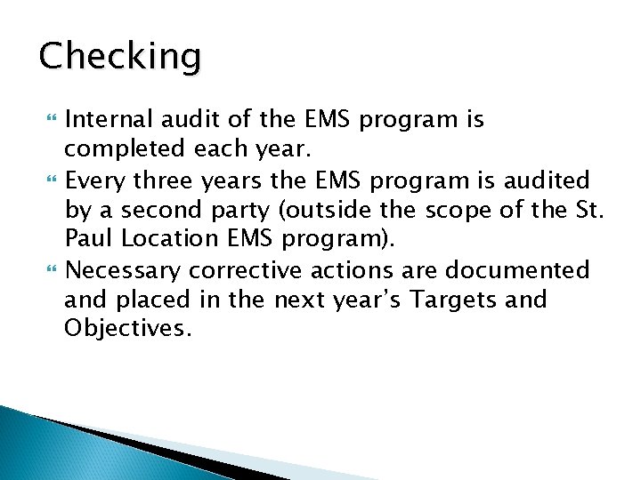 Environmental Management Systems EMS Training USDA ARS MWA