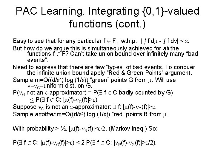 Geometrybased sampling in learning and classification Or Universal