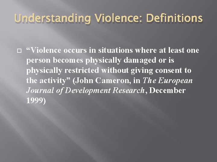 Violence Conflict the Challenges of State Building Traditional