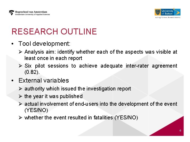 TRACING NEW SAFETY THINKING PRACTICES IN SAFETY INVESTIGATION