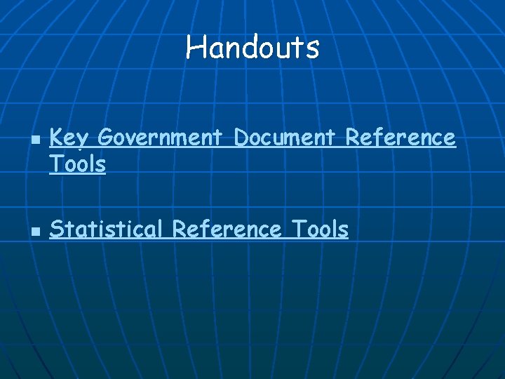 Government Documents Made Easy Or Just Easier Federal