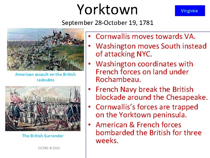 The Revolutionary War The World Turned Upside Down