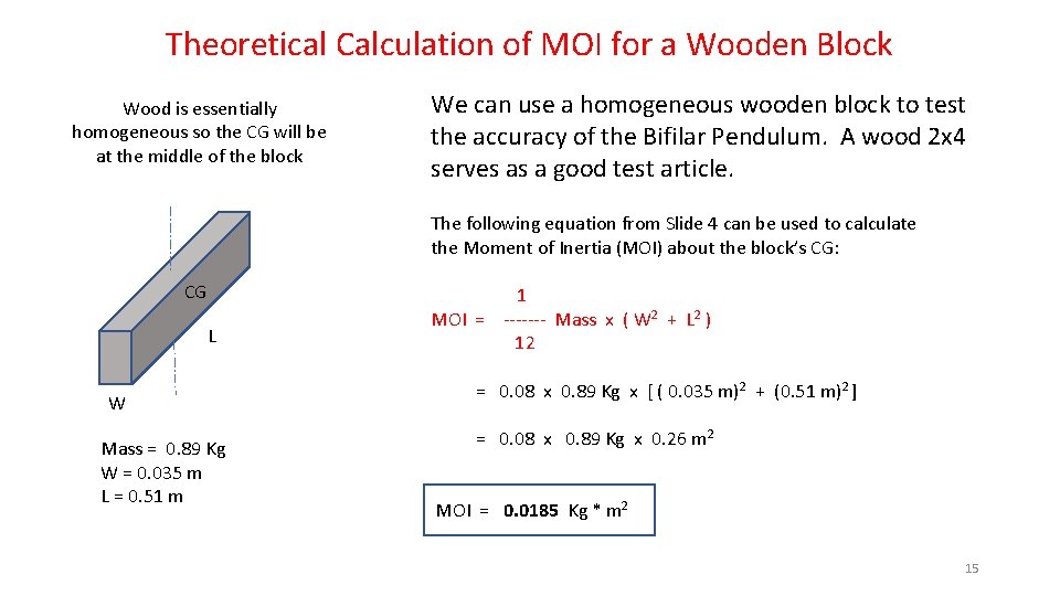 Dynamics Moment of Inertia CG Lab Rat Scientific