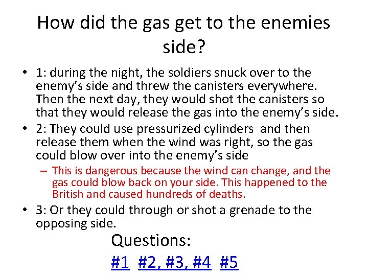 Chemical Warfare Chemical Warfare Four types Tear gases