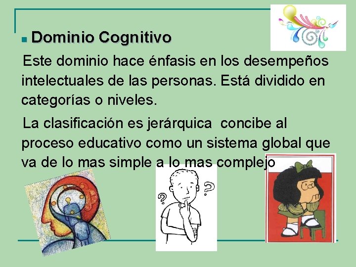 Taxonoma de Objetivos de la Educacin n La