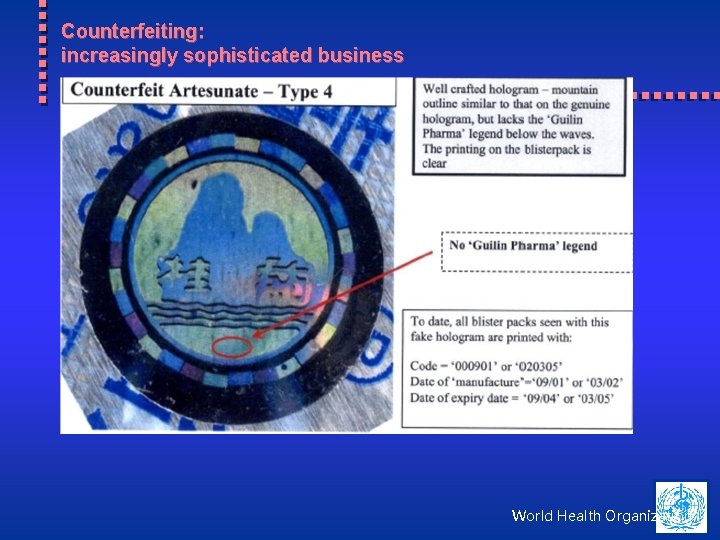 Counterfeiting An overview of problems and dangers Dr