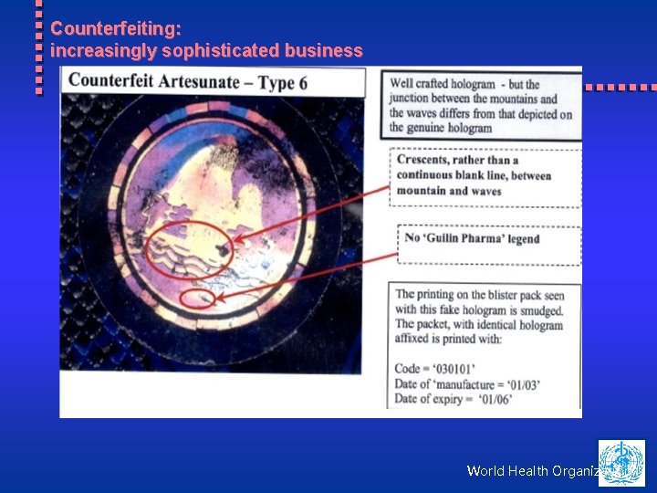Counterfeiting An overview of problems and dangers Dr