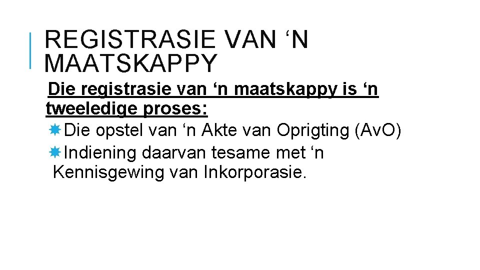 VOORDEEL VAN N MAATSKAPPY BO N ANDER VORM