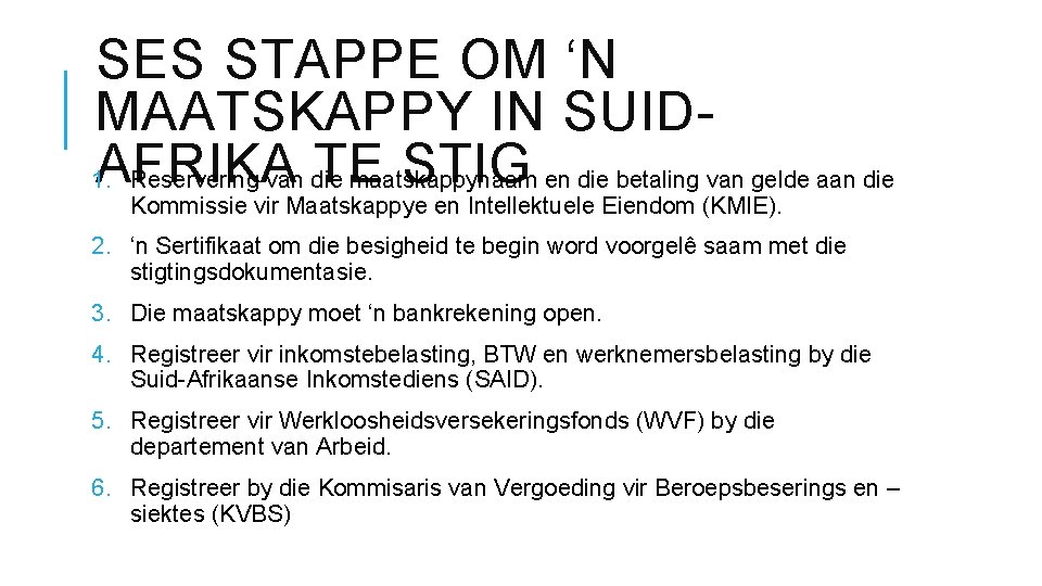 VOORDEEL VAN N MAATSKAPPY BO N ANDER VORM