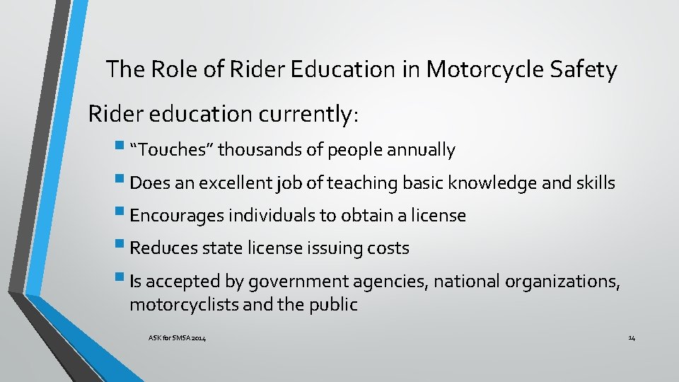 The Role of Rider Education in Motorcycle Safety