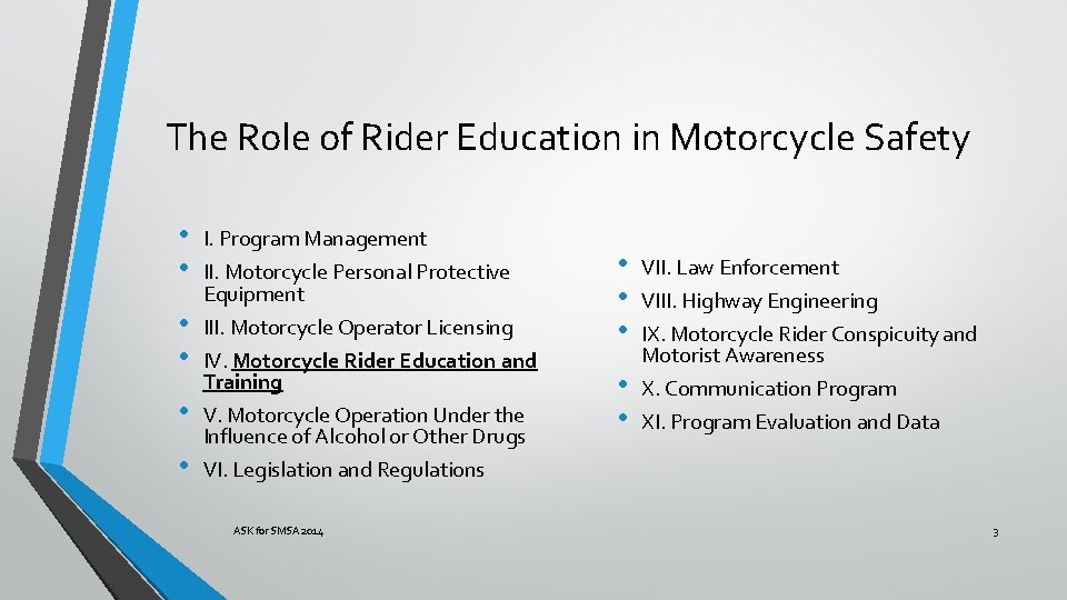 The Role of Rider Education in Motorcycle Safety