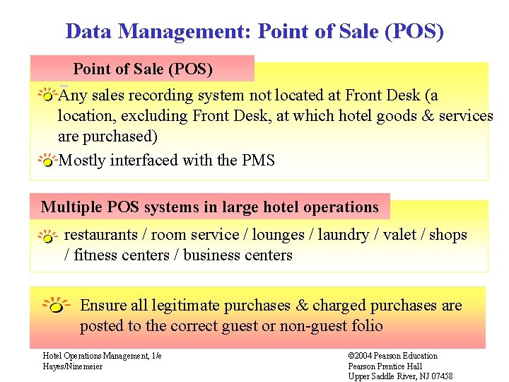 Chapter 6 The Front Office Hotel Operations Management