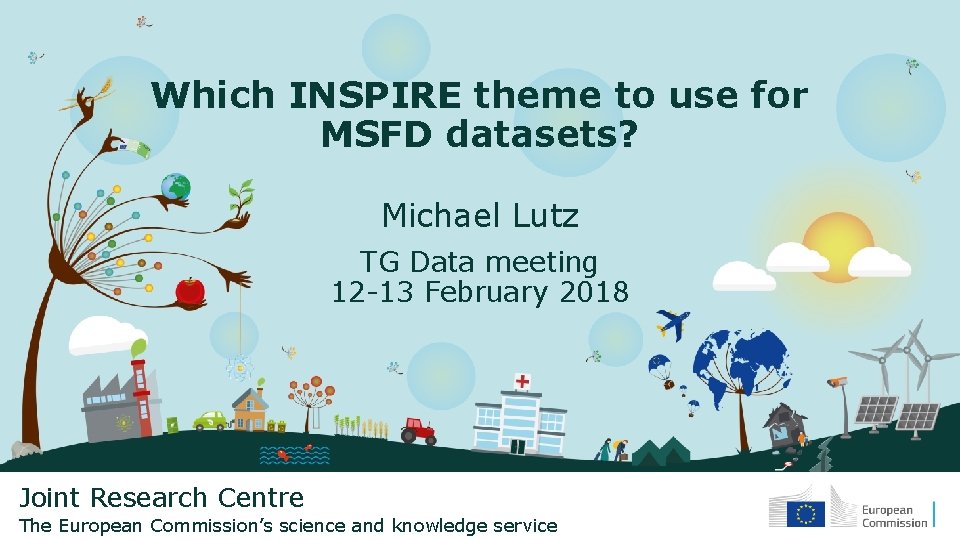 Which INSPIRE theme to use for MSFD datasets
