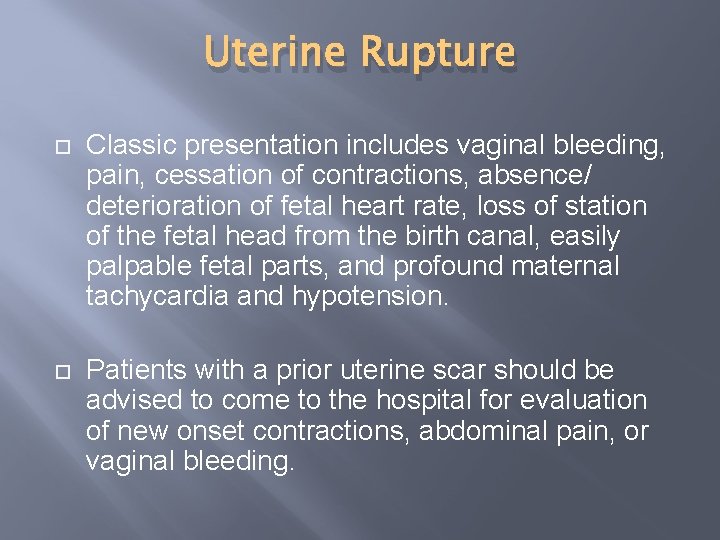 King Khalid University Hospital Department of Obstetrics Gyncology