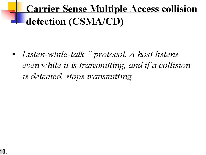 10 Part III Datalink Layer Copyright The Mc
