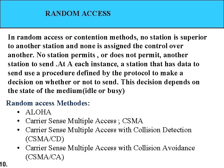 10 Part III Datalink Layer Copyright The Mc